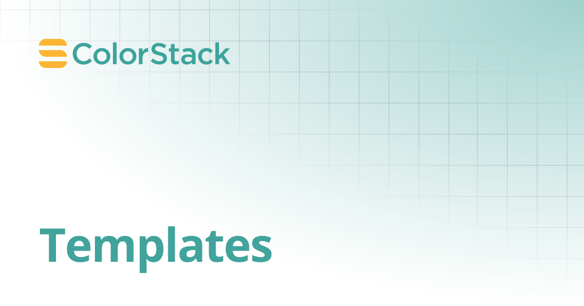Templates | The ColorStack Family