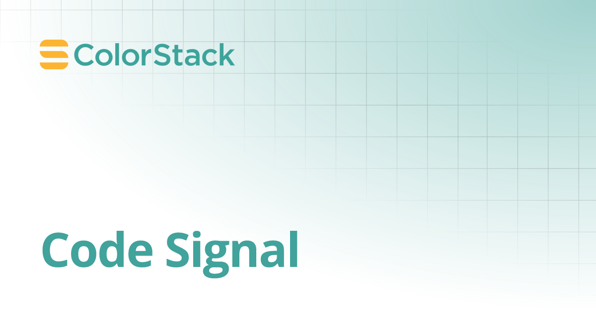 Code Signal | The ColorStack Family